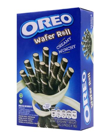 Oreo Vanilla Wafer Rolls 54g. - Norway Americana