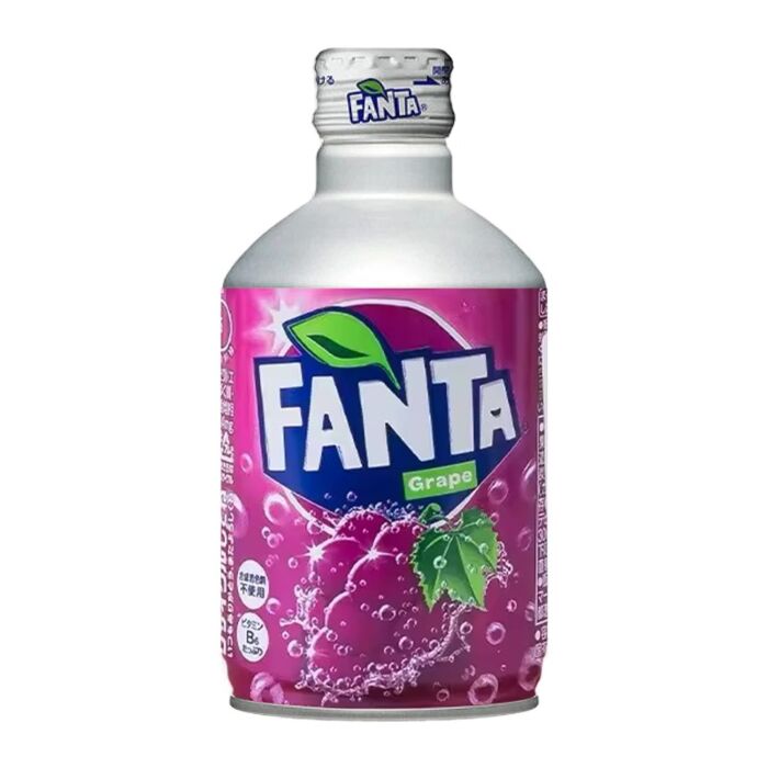 Fanta Grape Aluminium Bottle 300ml. / [Japan] - Norway Americana