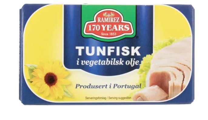 Ramirez Tunfisk i Vegetabilsk Olje 120. - Norway Americana