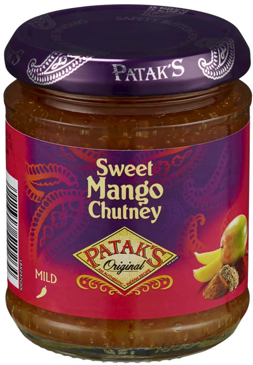 Patak's Sweet Mango Chutney 210g. - Norway Americana
