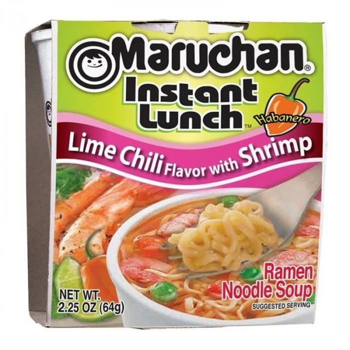 Maruchan Lime Chili Shrimp Ramen Noodle Soup 64g. - Norway Americana
