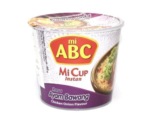 ABC Mi Cup Nudler Kylling&Løk Smak 60g. - Norway Americana