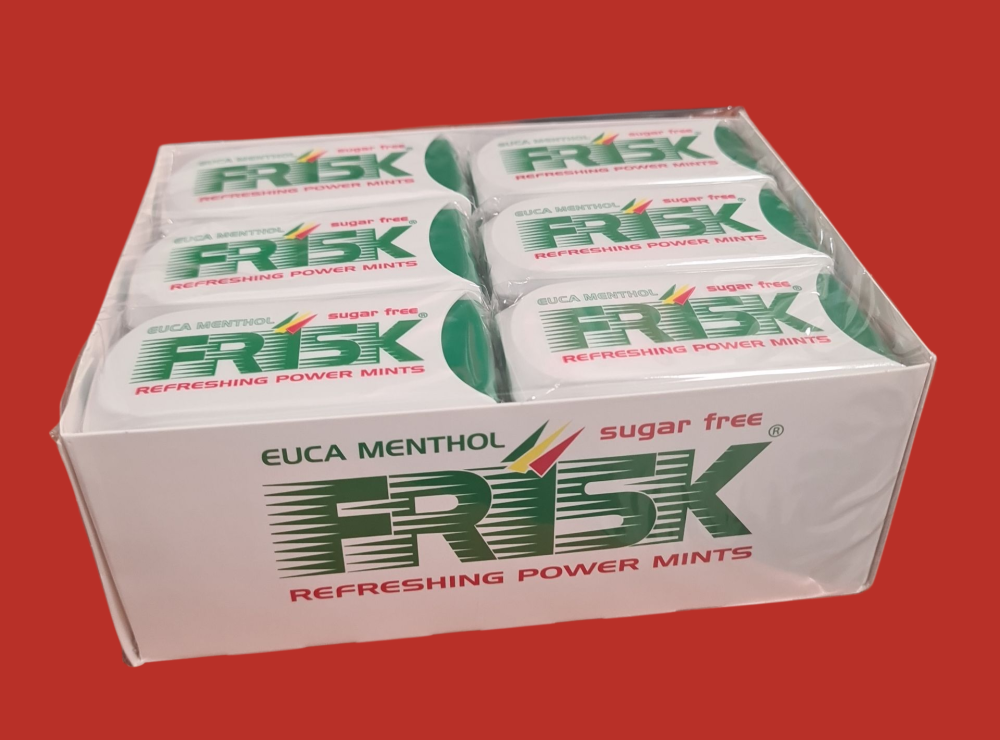 Frisk Euca Menthol 6,3g*24st. Hele Eske - Norway Americana