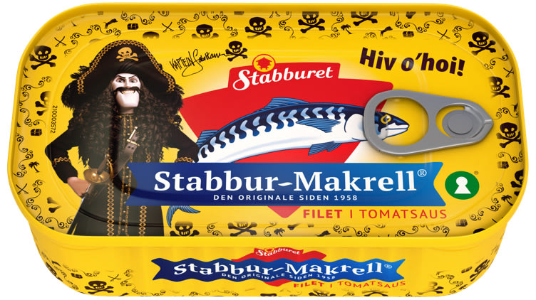 Makrell Filet i Tomatsaus Original Stabburet 110g. - Norway Americana